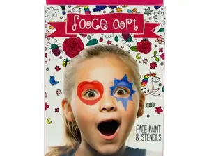 Bulk Buys Ultimate Face Painting Set with Stencils & Colors