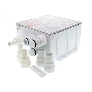 Rule Rule Shower Drain Box w/800 GPH Pump - 12V