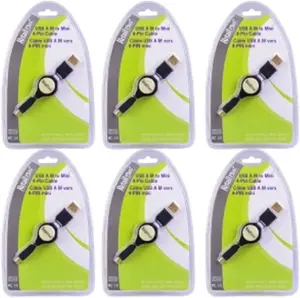Retailplus USB A (M) to 4-pin USB Mini-B Cable - Retail Hanging